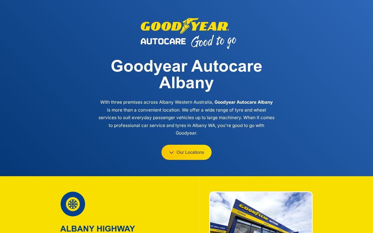 Goodyear Autocare Albany WA - Quality Tyres, Wheel Services, Mechanical ...